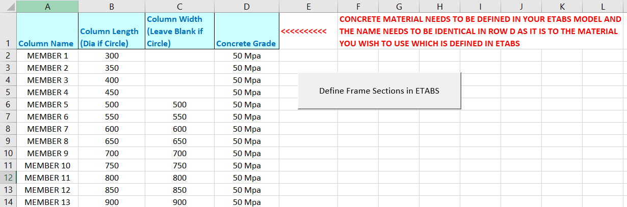 ETABS oAPI/API TUTORIAL: HOW TO CRACK AUTOMATION SPEED SECRETS USING VBA AND EXCEL – Sheer Force ...